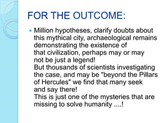 Unsolved mysteries | PPTX