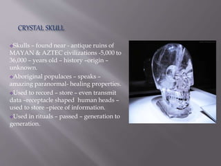 Unsolved mysteries of world | PPTX