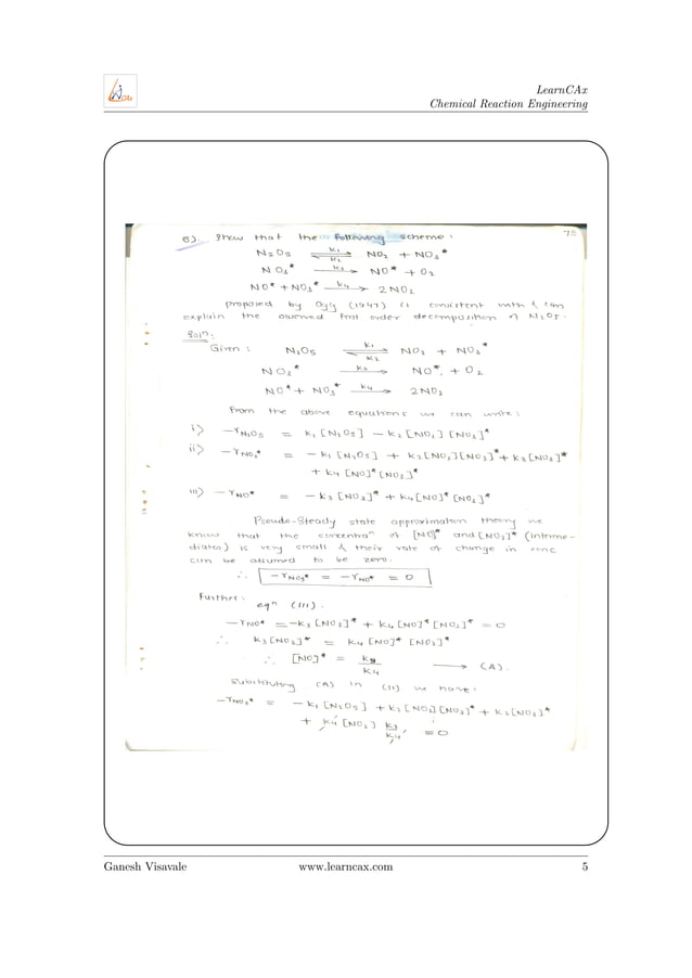 CRE Unsolved Problems: Octave Levenspiel | PDF | Chemistry | Science