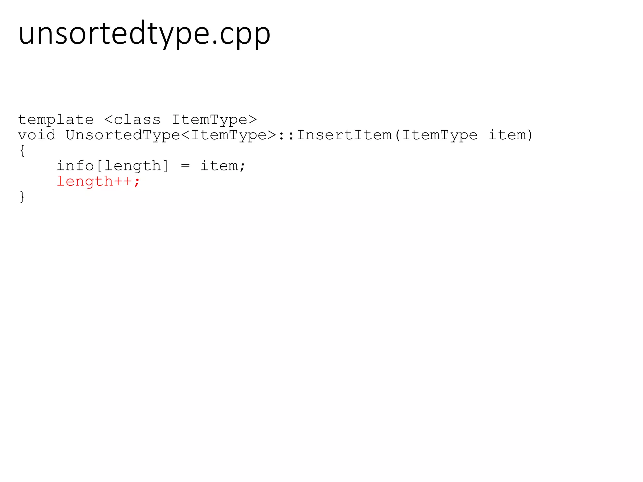 Unsorted Sorted List_Array.pptx | Programming Languages | Computing