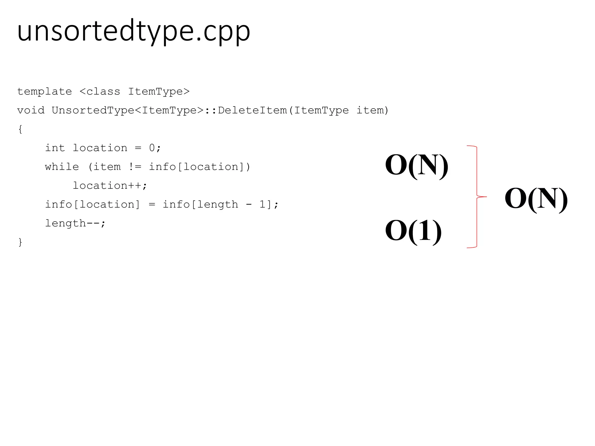 Unsorted Sorted List_Array.pptx | Programming Languages | Computing