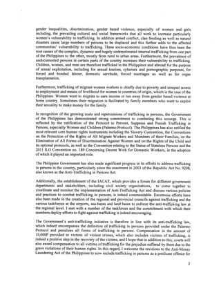 UN Special Rapporteur on Trafficking in Persons Joy Ngozi Ezeilo Report ...