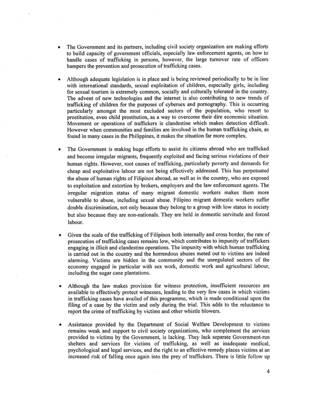 UN Special Rapporteur on Trafficking in Persons Joy Ngozi Ezeilo Report ...