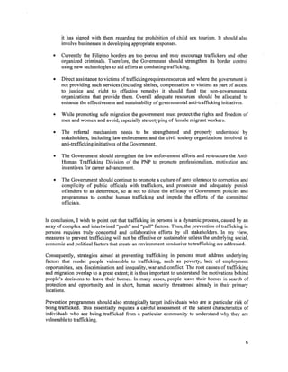 UN Special Rapporteur on Trafficking in Persons Joy Ngozi Ezeilo Report ...