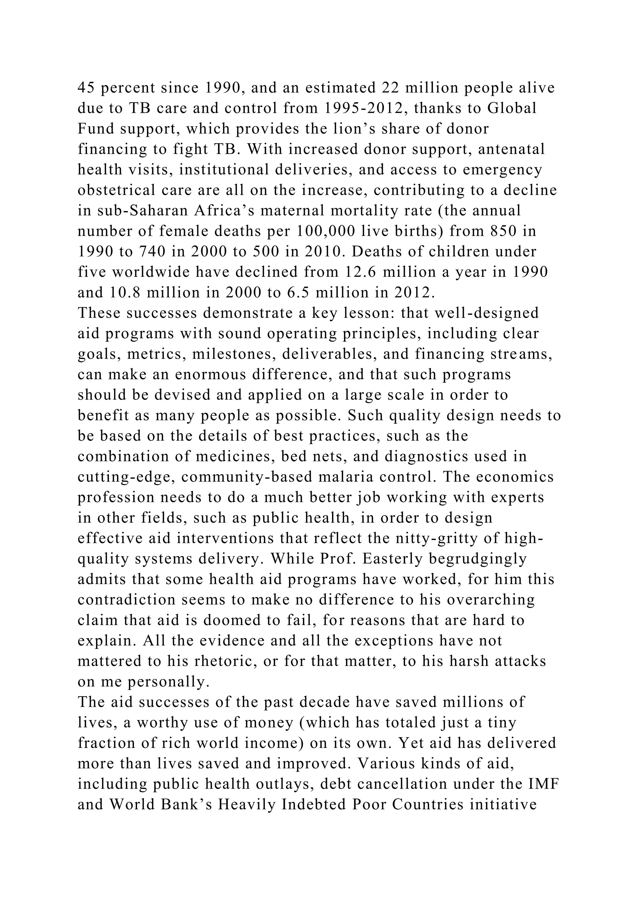 UNST 139E GlobalizationAlex SagerPosition Paper Sachs vs. .docx