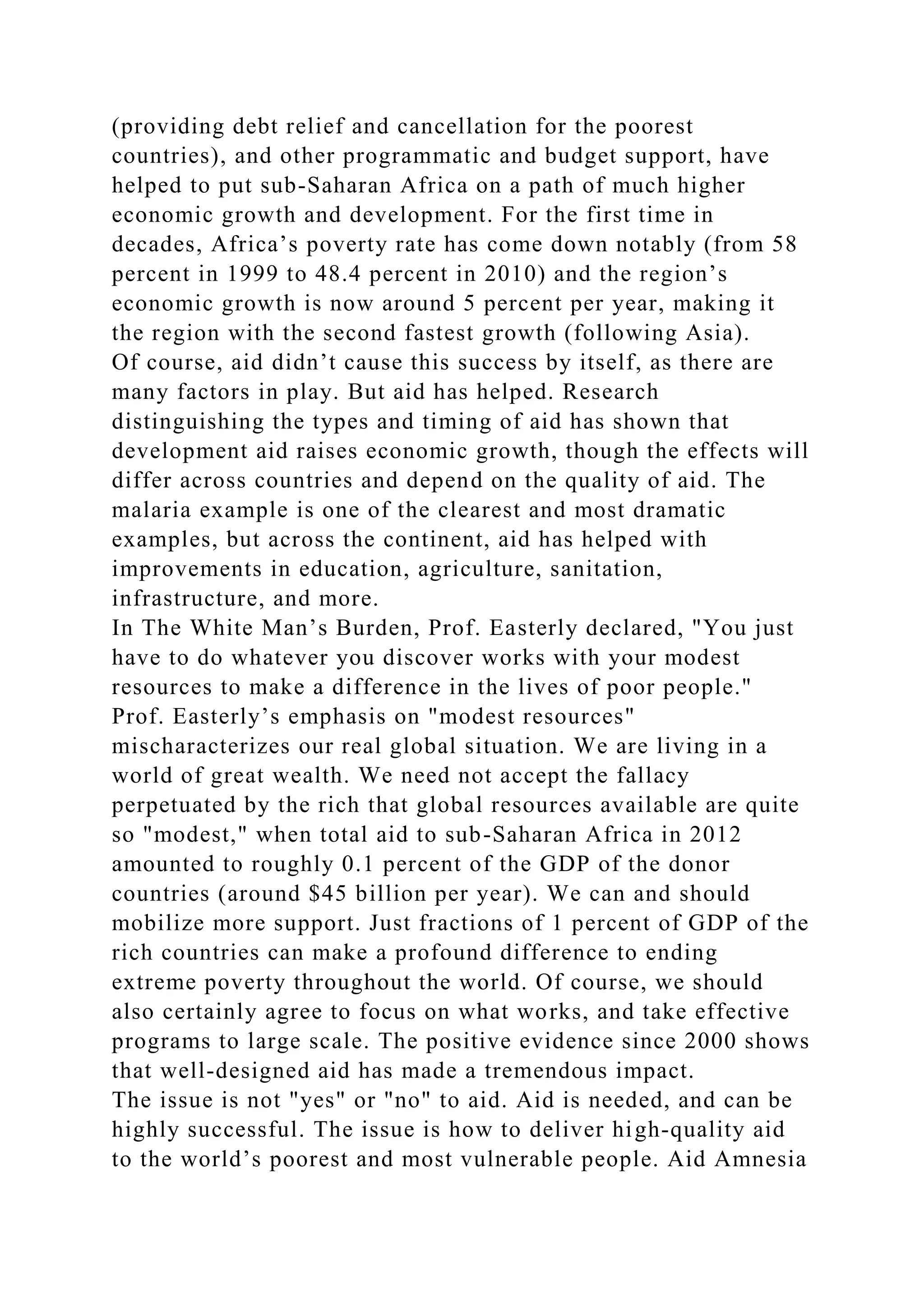 UNST 139E GlobalizationAlex SagerPosition Paper Sachs vs. .docx