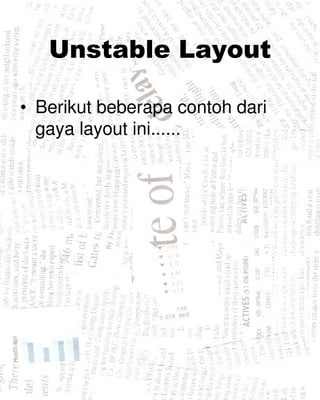UNSTABLE LAYOUT STYLE | PDF