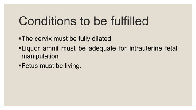 Unstable lie | PPTX | Pregnancy | Reproductive Health