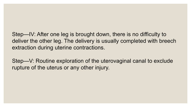 Unstable lie | PPTX | Pregnancy | Reproductive Health