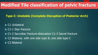Unstable Pelvic Fracture Presentation | PPTX