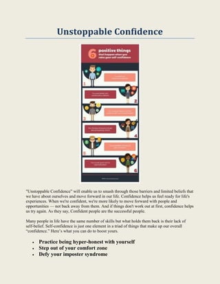 Unstoppable Confidence | PDF