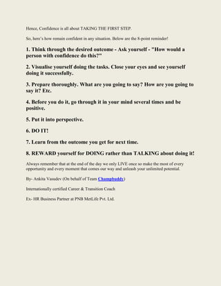 Unstoppable Confidence | PDF