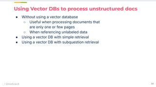 Unstructured Document Data Extraction at Scale with LLMs: Challenges and Solutions | PDF