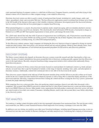 Unstructured Data and the Enterprise | PDF | Databases | Computer Software and Applications