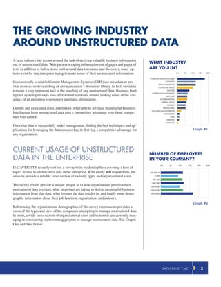 Unstructured Data and the Enterprise | PDF | Databases | Computer ...
