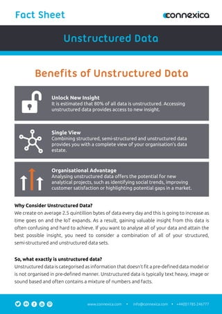 Unstructured Data Fact Sheet | PDF