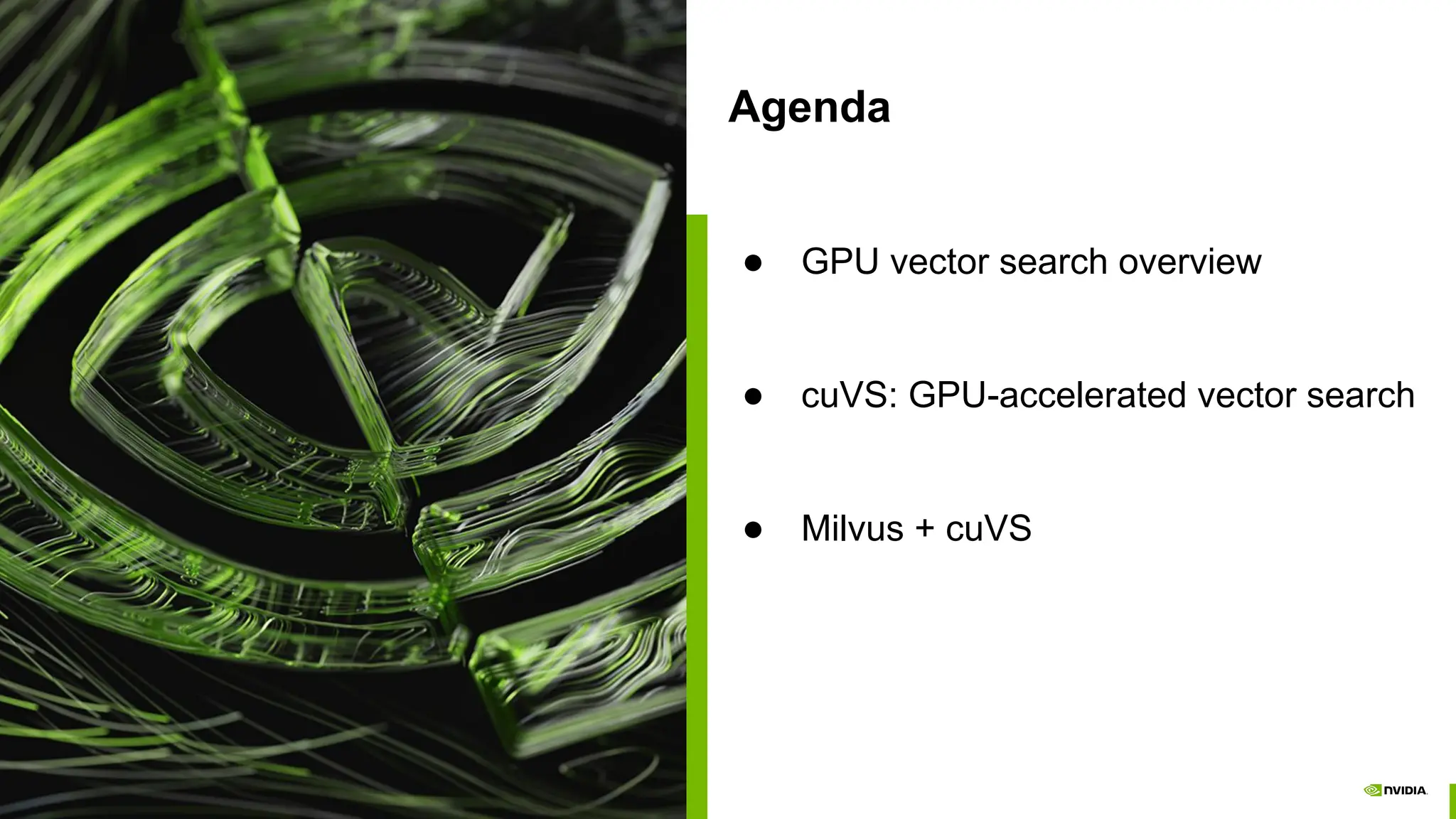Milvus on the GPU w/ RAPIDS cuVS: NVIDIA | PDF