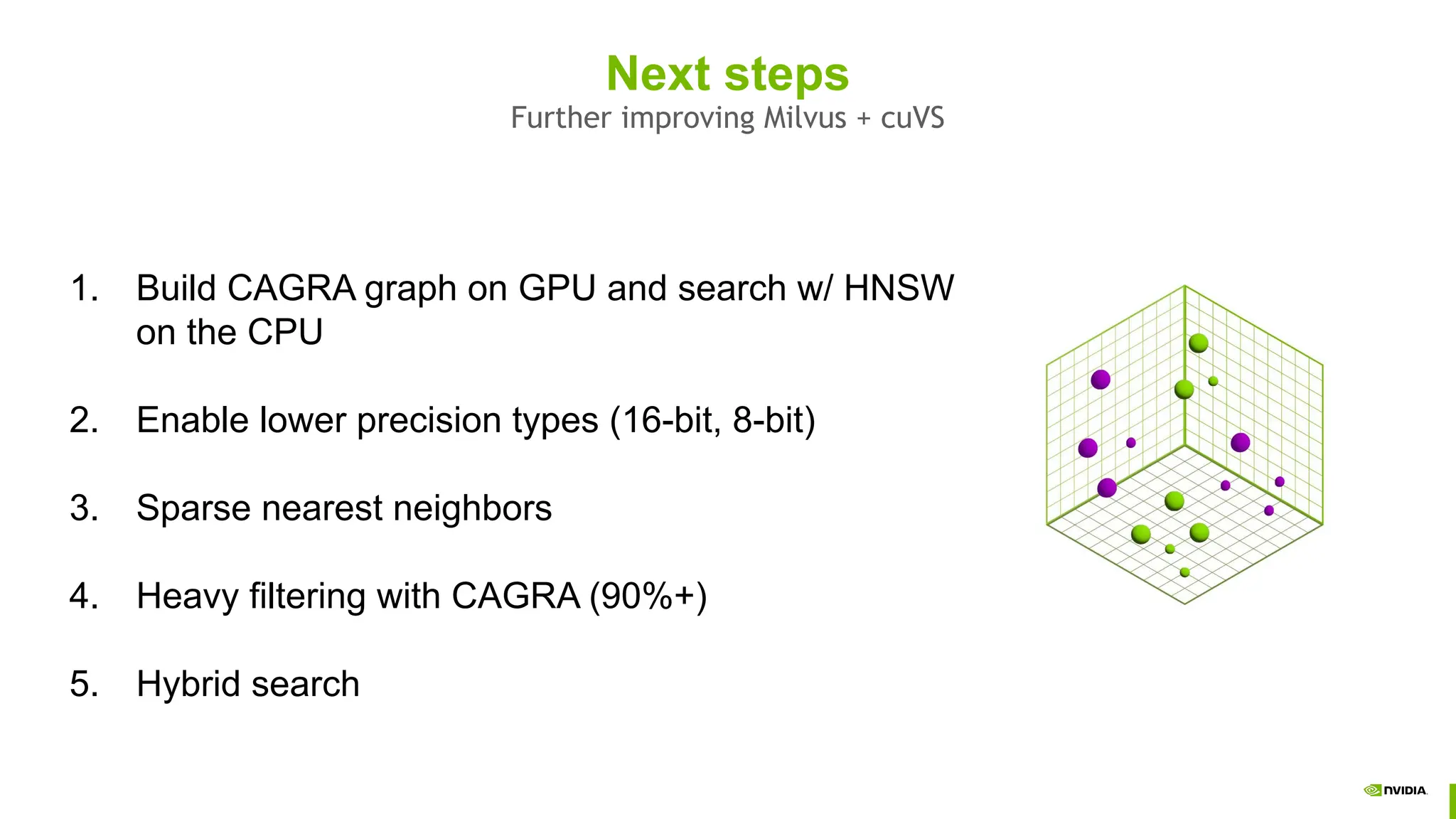 Milvus on the GPU w/ RAPIDS cuVS: NVIDIA | PDF