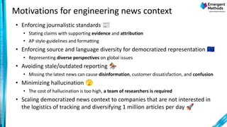 Emergent Methods: Multilingual narrative tracking in the news - real ...
