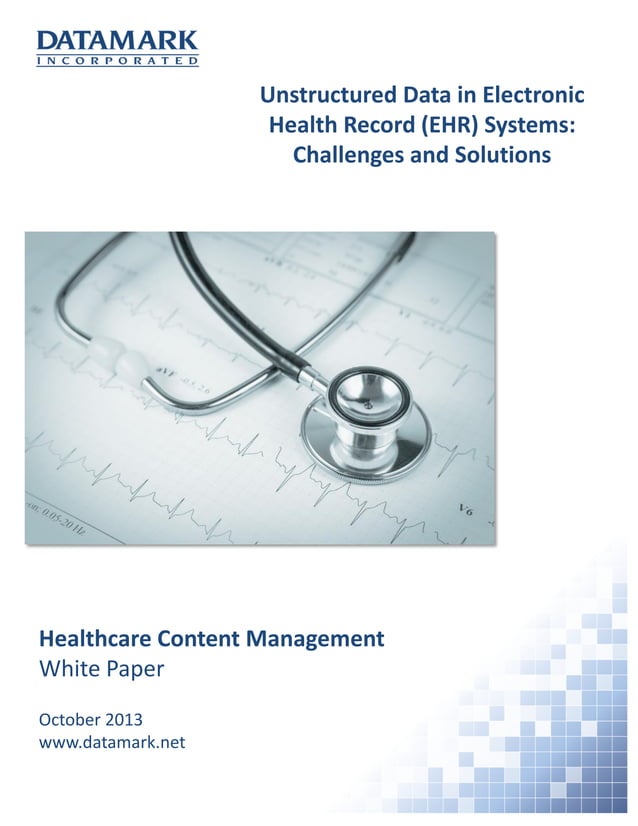 Unstructured Data into EHR Systems: Challenges and Solutions | PDF