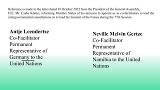 UN Summit of the Future 2924 | PPTX