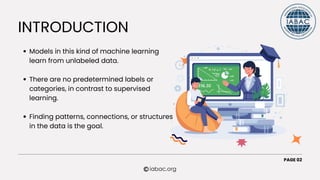 Unsupervised Learning | IABAC Certification | PPT