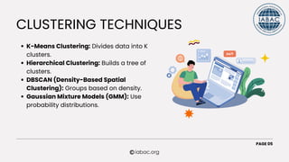 Unsupervised Learning | IABAC Certification | PPT