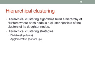 Unsupervised learning (clustering) | PPTX