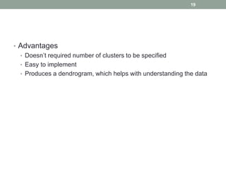 Unsupervised learning (clustering) | PPTX