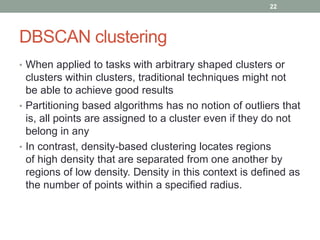 Unsupervised learning (clustering) | PPTX