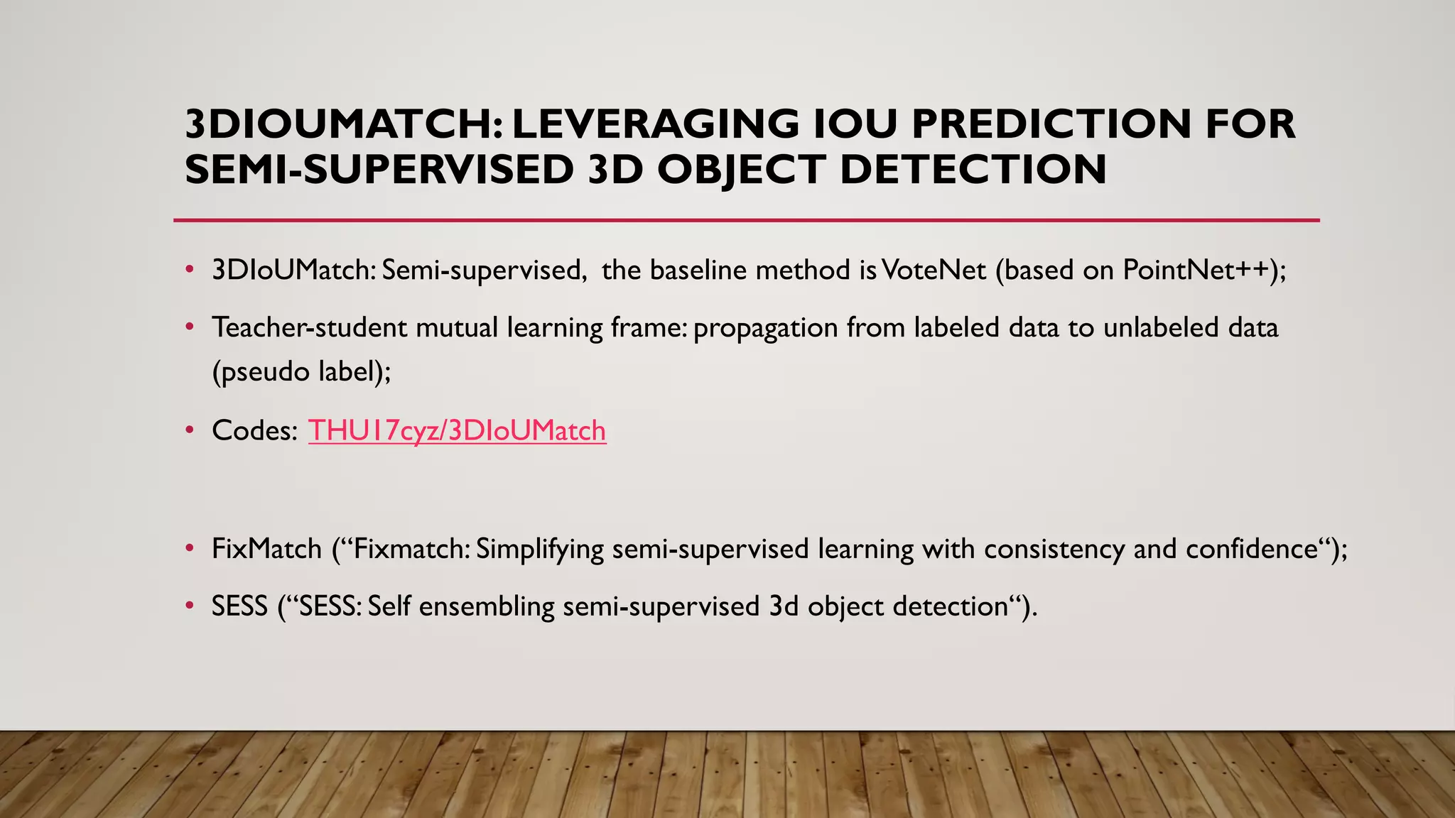 Unsupervised Semi Supervised Object Detection Ppt