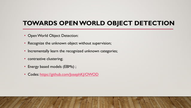 Unsupervised Semi Supervised Object Detection Ppt 5482