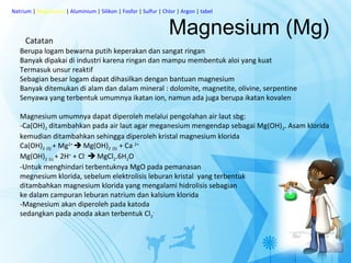 Unsur-unsur periode ketiga ppt | PPT
