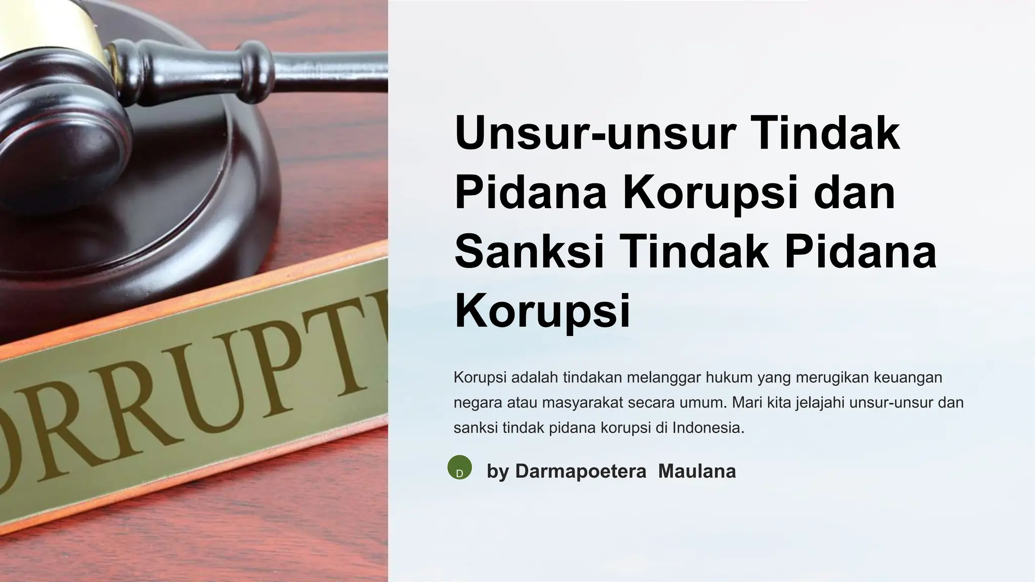 Unsur-unsur-Tindak-Pidana-Korupsi-dan-Sanksi-Tindak-Pidana-Korupsi.pptx