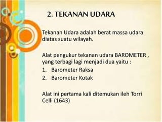 Unsur unsur cuaca & iklim geografi | PPTX
