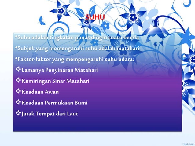 "Unsur unsur cuaca n iklim geografi" | PPTX