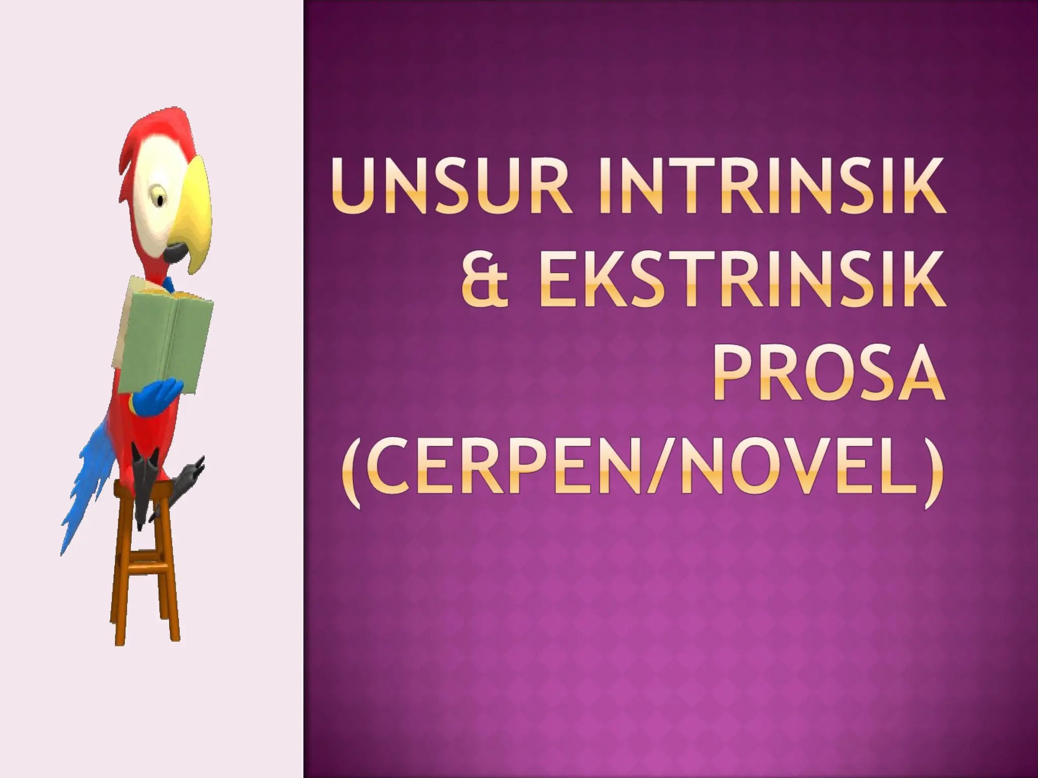 UNSUR-UNSUR INSTRINSIK CERITA PENDEK.ppt
