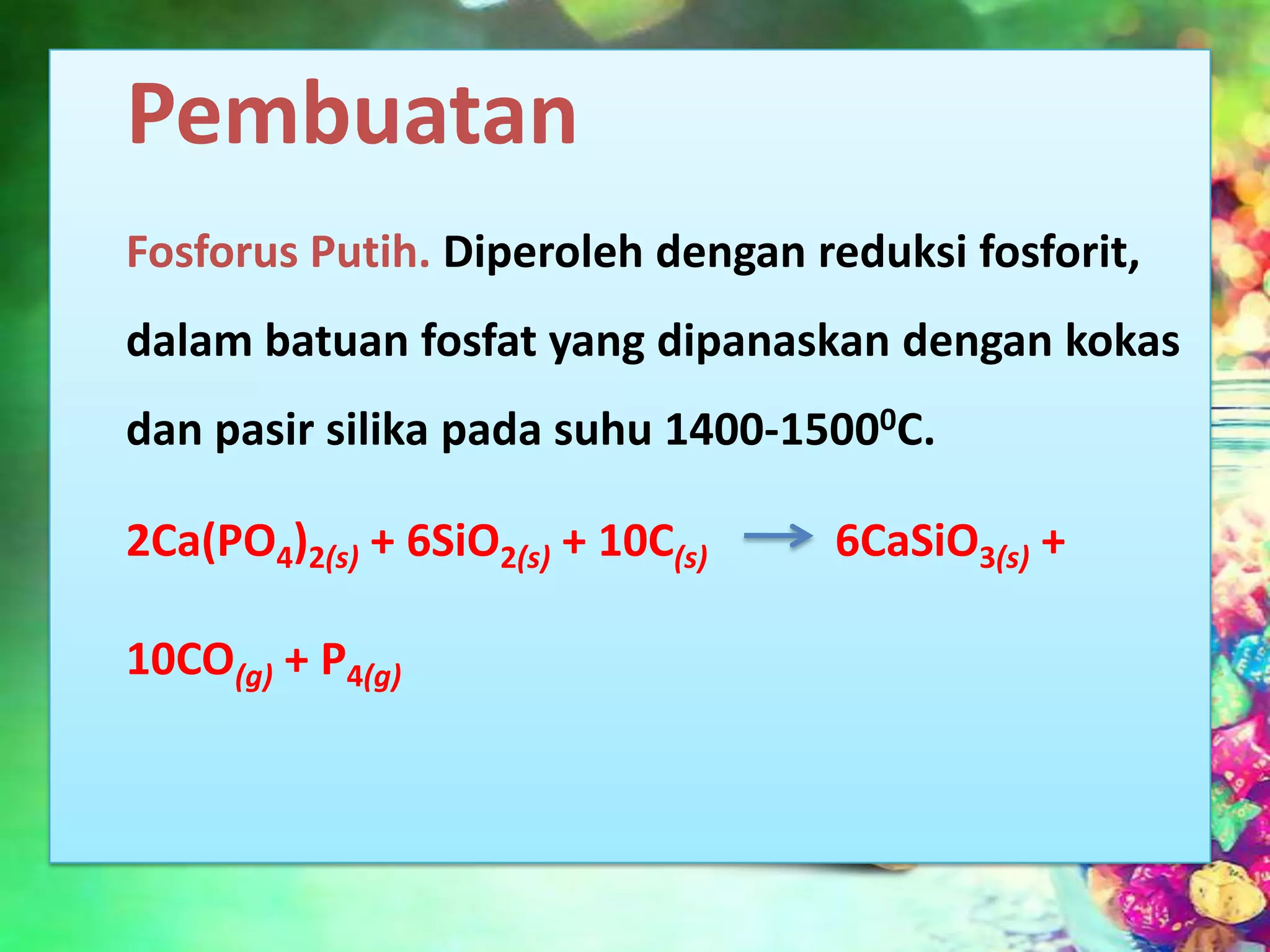 Kimia "Unsur unsur periode ketiga" | PPTX