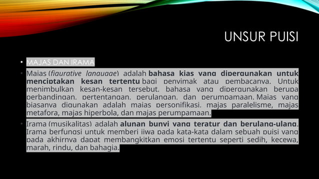 UNSUR-UNSUR PEMBANGUN PUISI KELAS 10.pptx