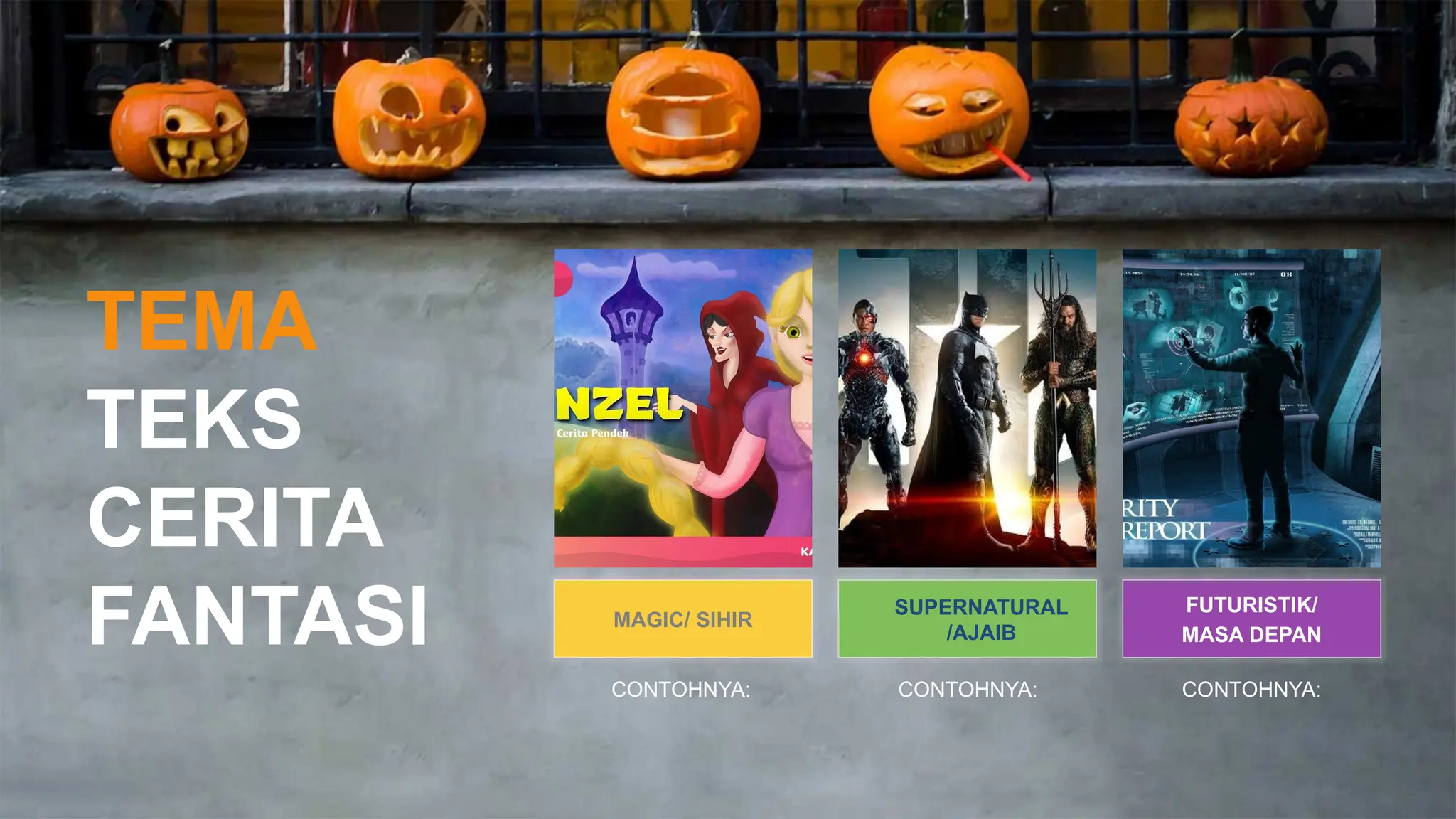 Unsur Cerita Fantasi untuk pembelajaran kelas 7 bahasa indonesia.pptx