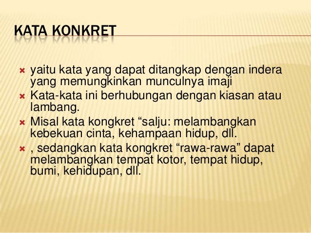 Contoh Kata Konkret Dalam Puisi - Homecare24 Contoh Kata Konkret Dalam Puisi - Homecare24