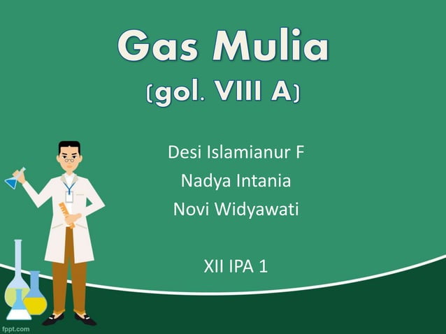 Unsur gas mulia | PPT