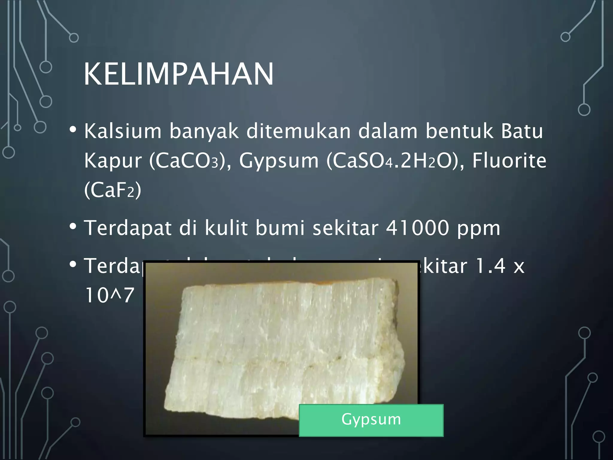 Unsur golongan ii a (logam alkali tanah) | PPTX