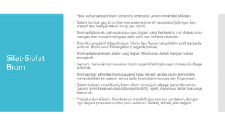 Kimia Unsur : Unsur Halogen - Golongan VII A | PPTX