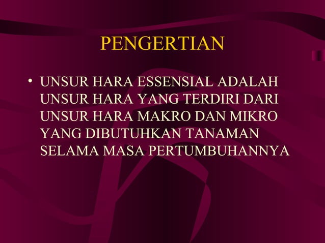 Unsur hara makro | PPT