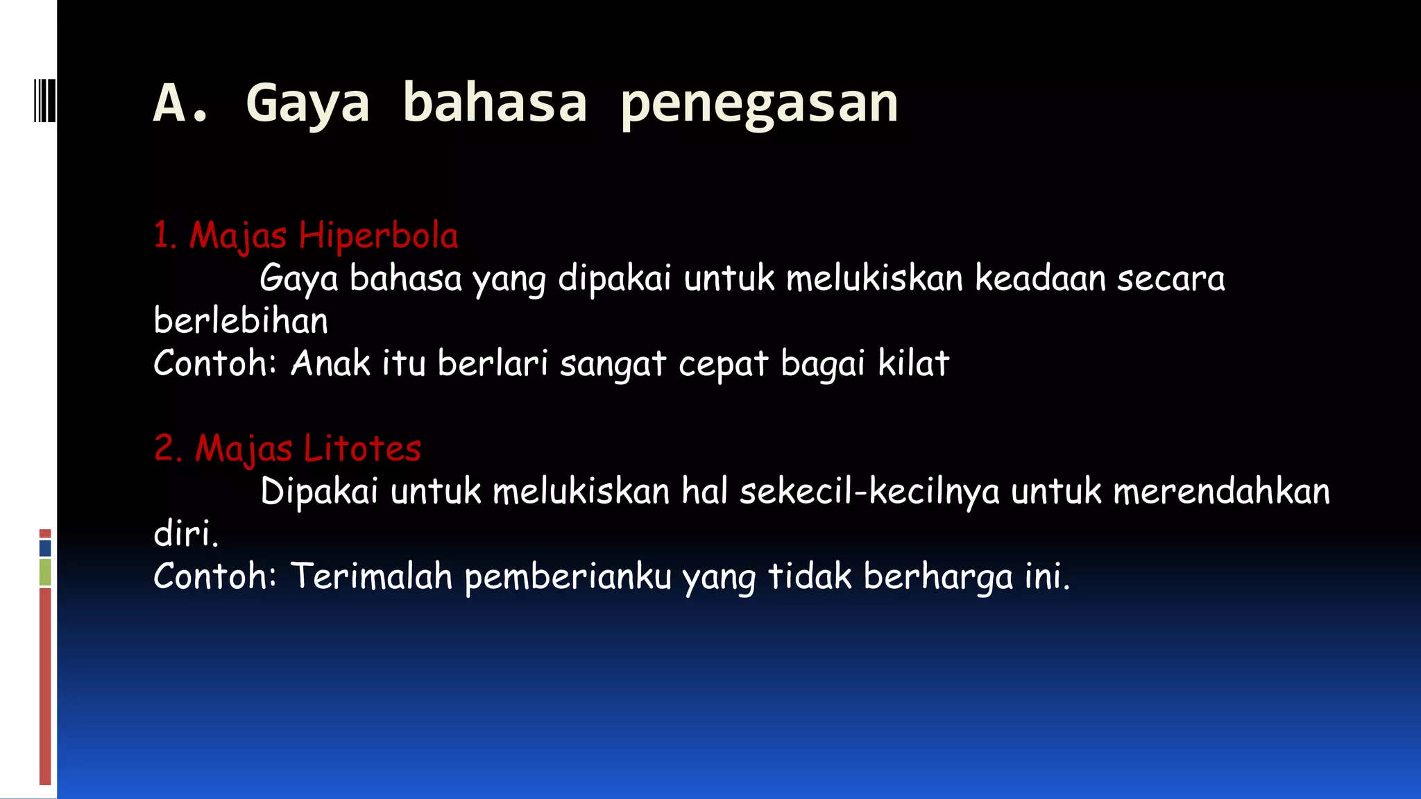 Unsur intrinsik cerpen gaya bahasa | PPTX