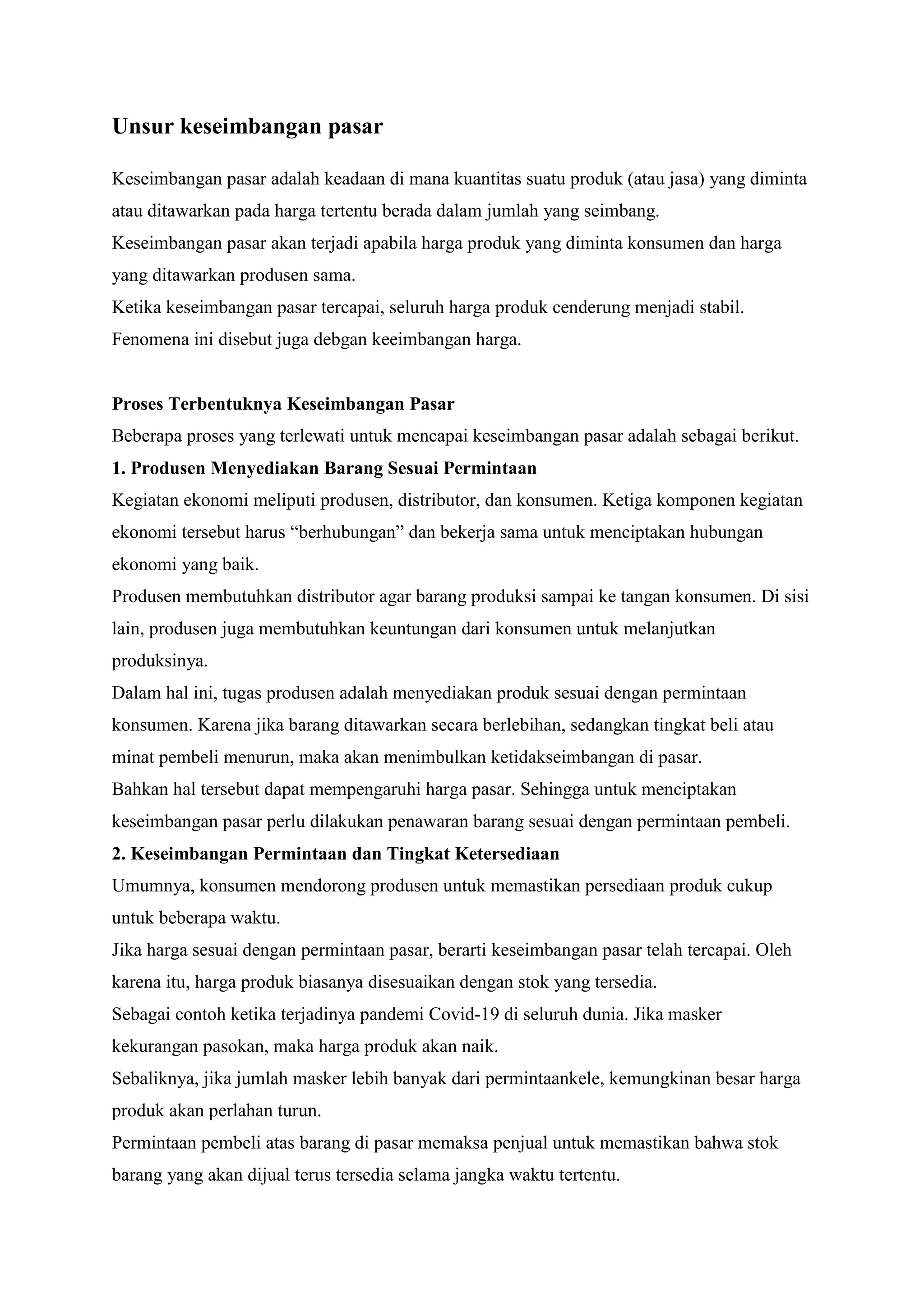 Unsur keseimbangan pasar.docx