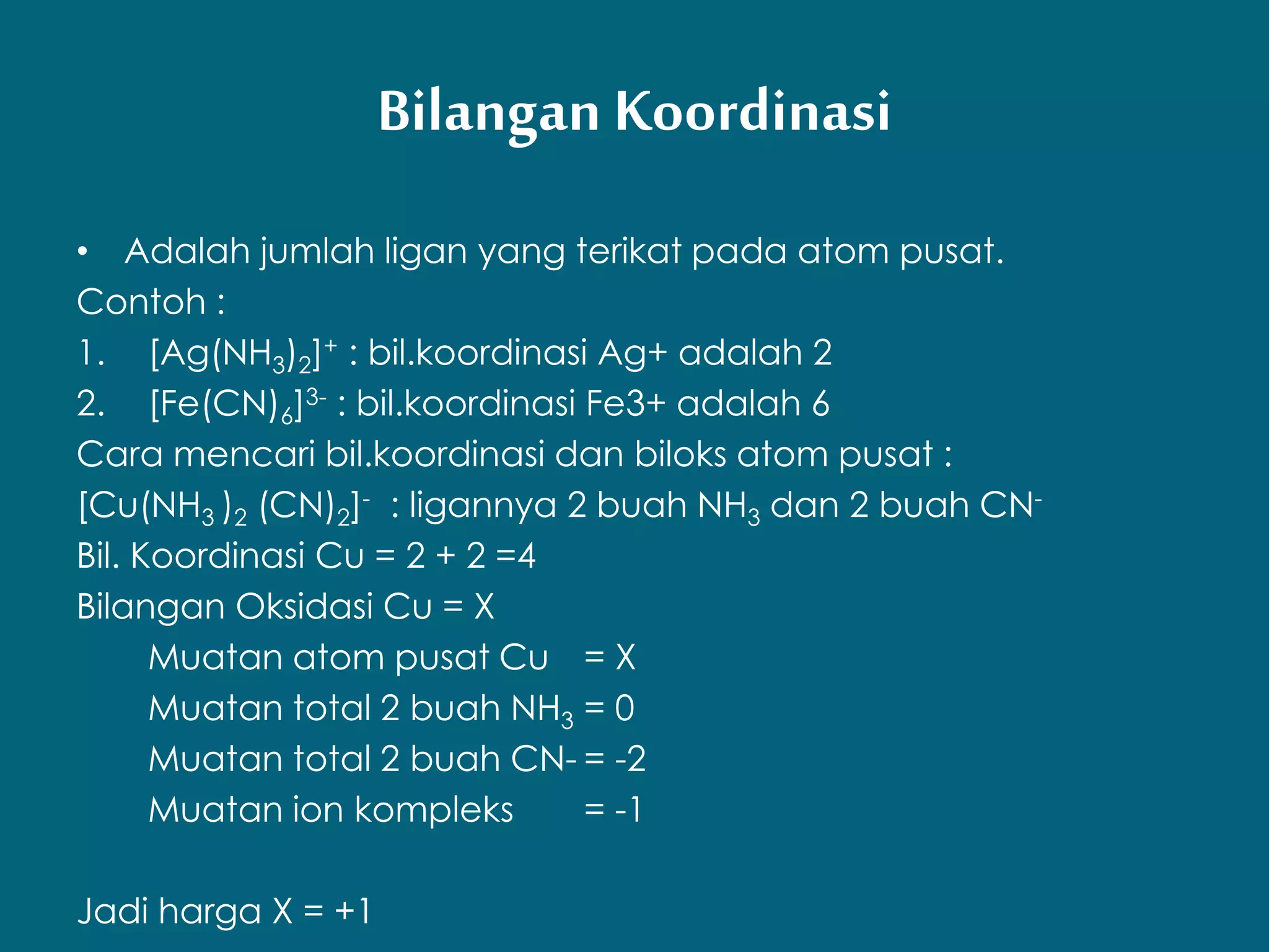 Kimia Unsur (Gas Mulia dan Ion Kompleks) ppt | PPTX