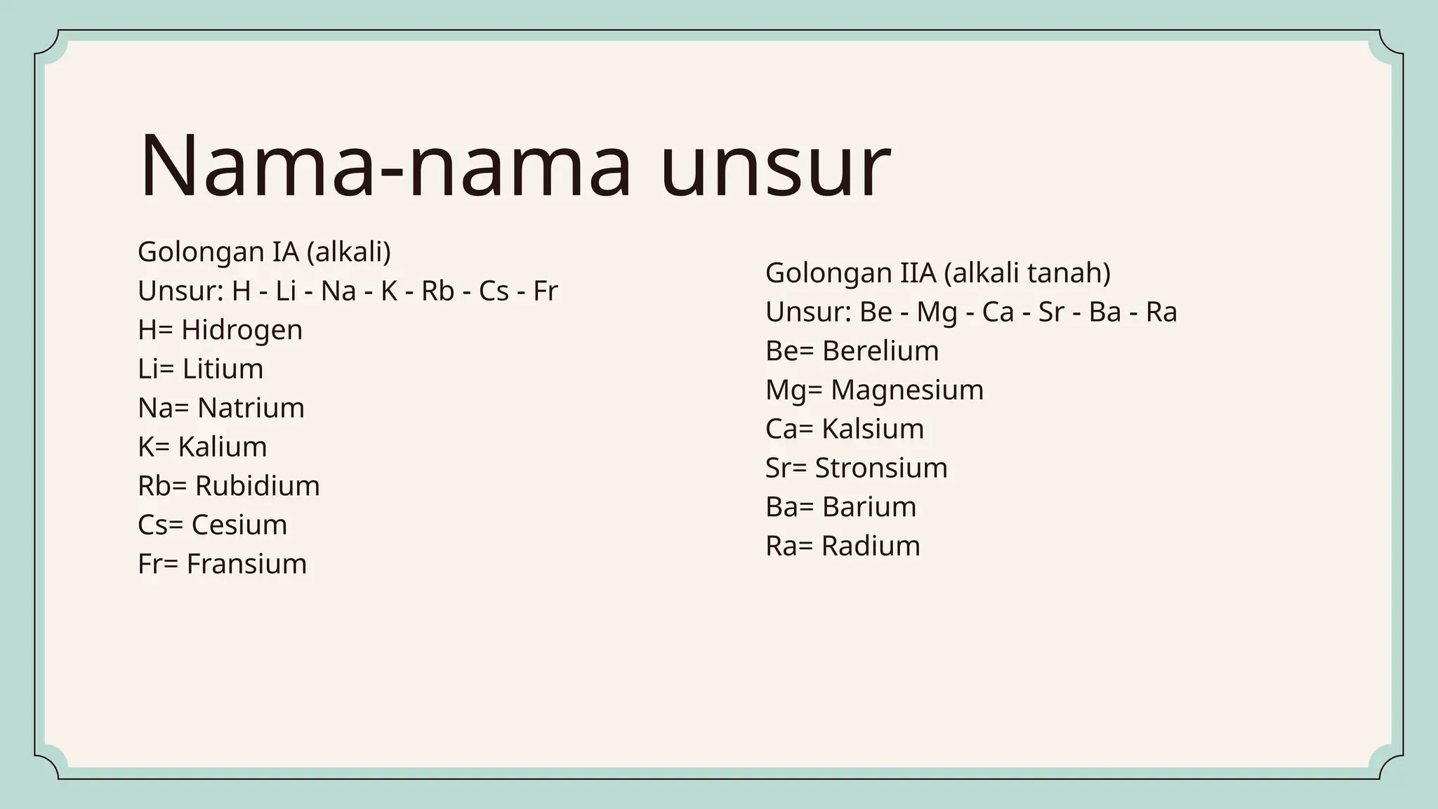 unsuk kimia di sekitar kita fase D kelas 8 | PPTX