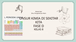unsuk kimia di sekitar kita fase D kelas 8 | PPTX